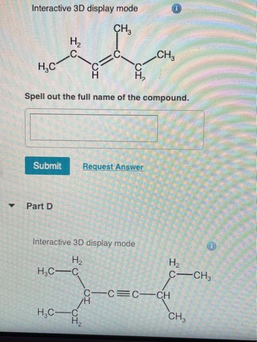 Interactive 3D display mode CH3 H2 C IO H E IO- Н.С | Chegg.com