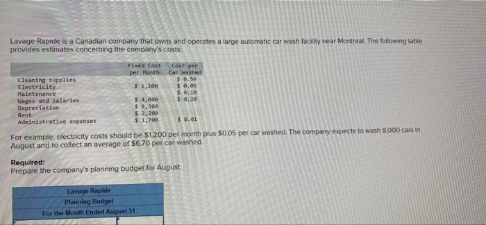 Solved 3 Lawage Rapiden a Canadian company that windows we | Chegg.com