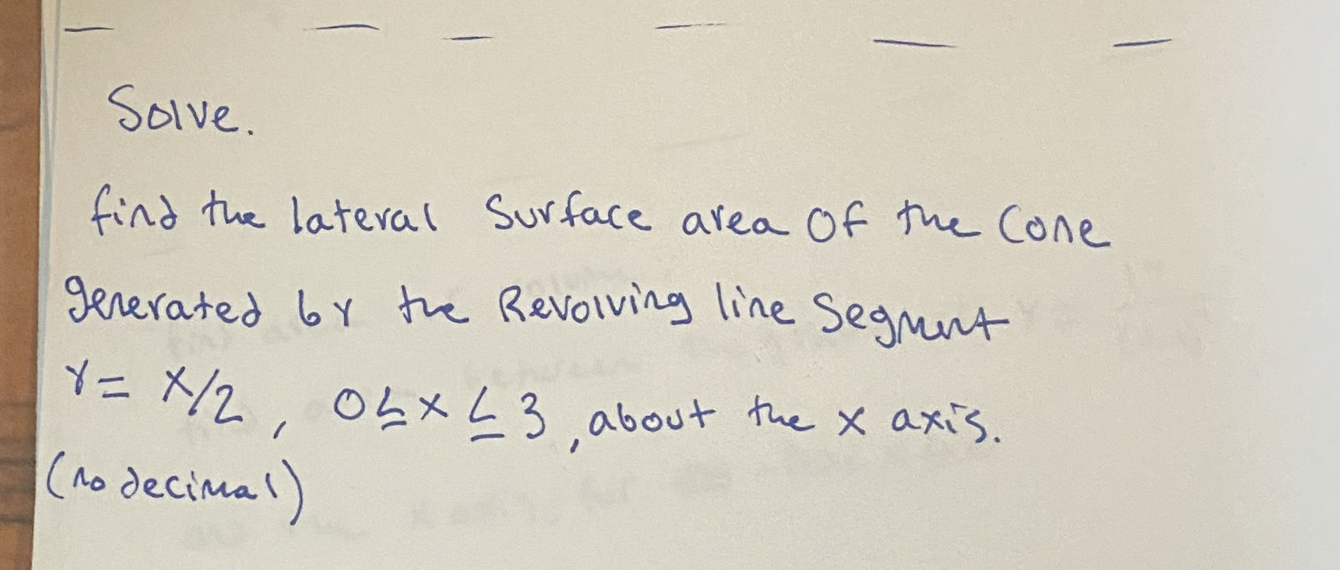 Solved Solve.find the lateral Surface area of the cone | Chegg.com