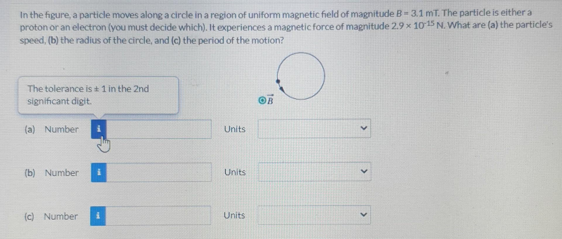 [Solved]: In the figure, a particle moves along a