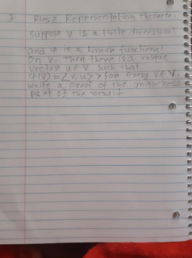 Solved Riesz Representation Theopen. Surroce v is a finite | Chegg.com