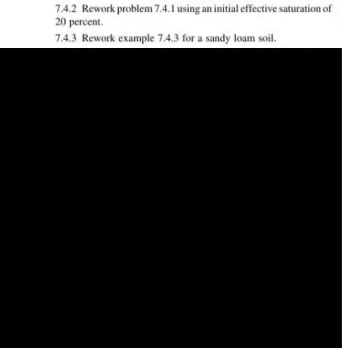 Solved 7.4.2 Rework problem 7.4.1 using an initial effective | Chegg.com