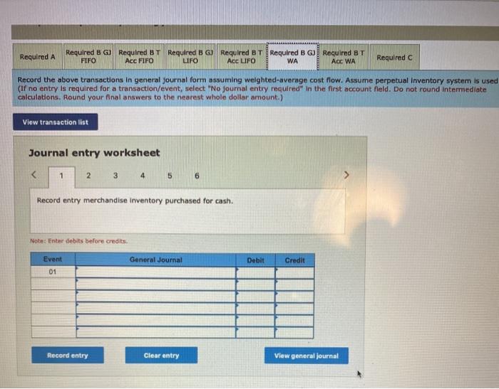 Solved Problem 5-19A Effect of different inventory cost flow | Chegg.com