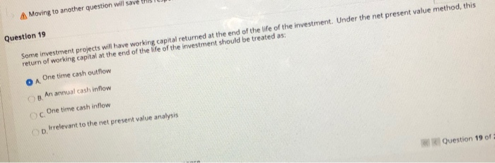 Solved Remaining Time: 1 hour, Question Completion Status: | Chegg.com