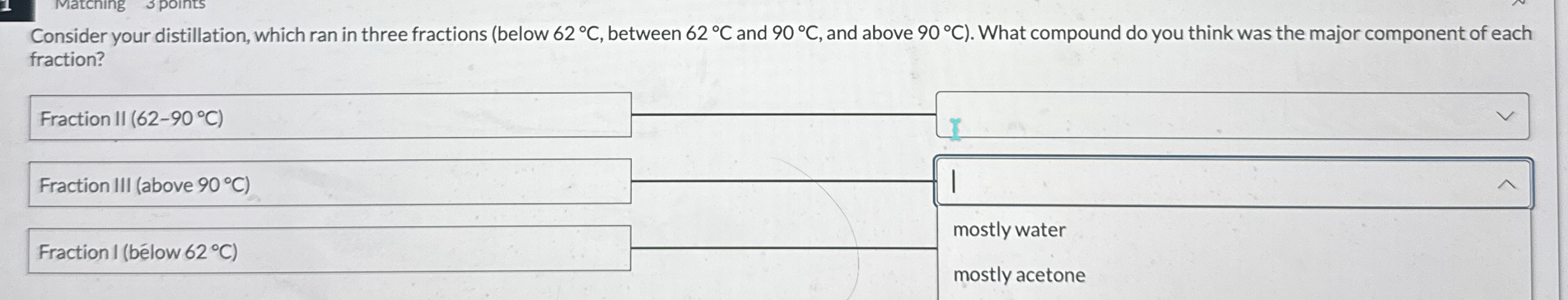 Solved Consider your distillation, which ran in three | Chegg.com