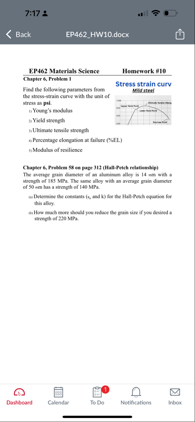 Solved 7:17BackEP462_HW10.docxEP462 ﻿Materials | Chegg.com