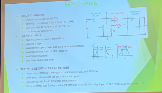 Solved KiCAD Exercise1. ﻿Circuit Constraints- ﻿Should have a | Chegg.com