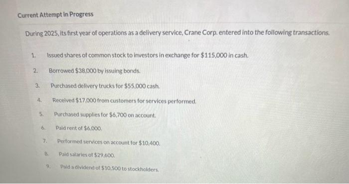 Solved Using the following tabular analysis, show the effect | Chegg.com