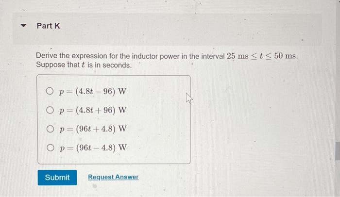 Solved The triangular current pulse shown in (Figure 1) is | Chegg.com