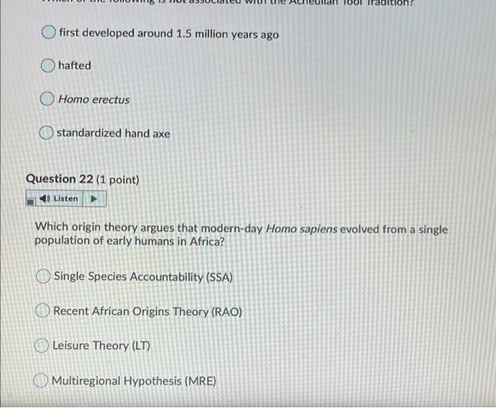 Solved Why does your textbook classify early human ancestors | Chegg.com