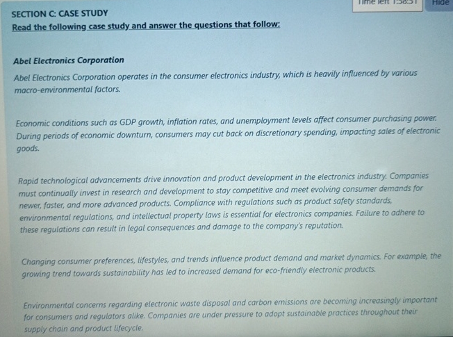 Solved SECTION C: CASE STUDYRead the following case study | Chegg.com Solved SECTION C: CASE STUDYRead the following case study | Chegg.com