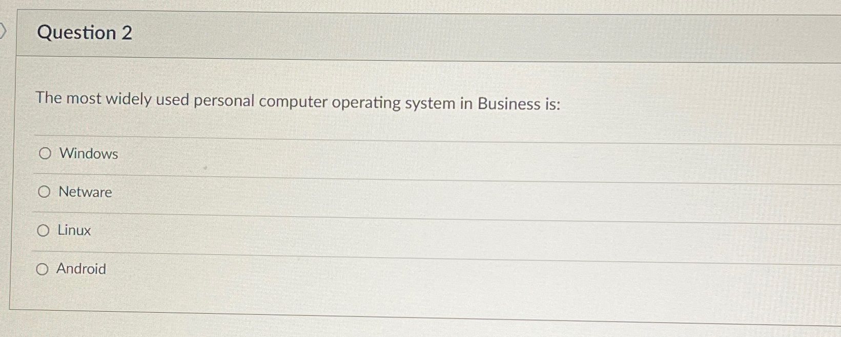 Solved Question 2The most widely used personal computer | Chegg.com