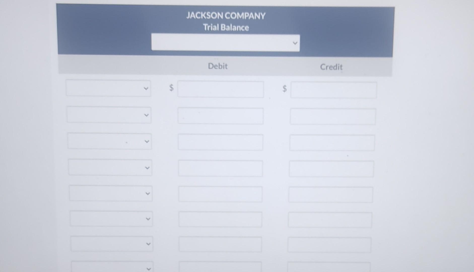 Solved Prepare the correct trial balance.There are two | Chegg.com