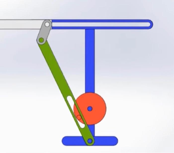 Solved can you model this slotted quick return mechanism as | Chegg.com
