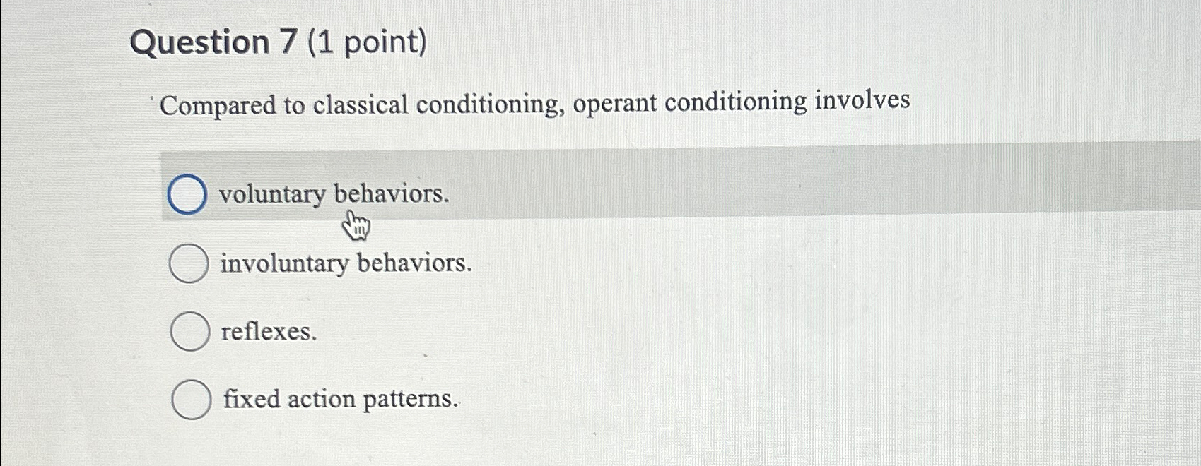 Solved Question 7 (1 ﻿point)Compared to classical | Chegg.com