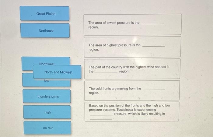 Solved Examine the following weather map obtained from the | Chegg.com