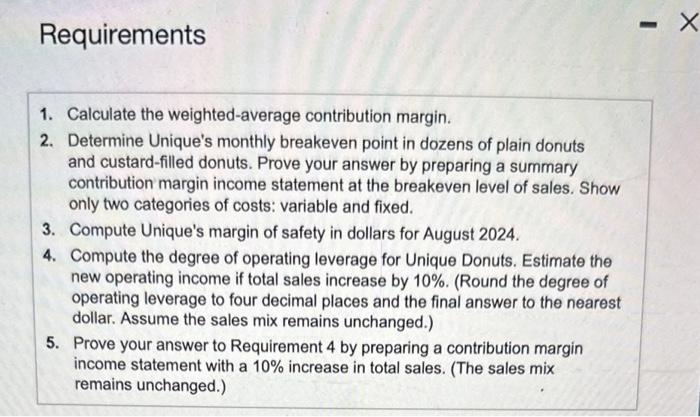 Solved Requirement 1. Calculate the weighted-average | Chegg.com