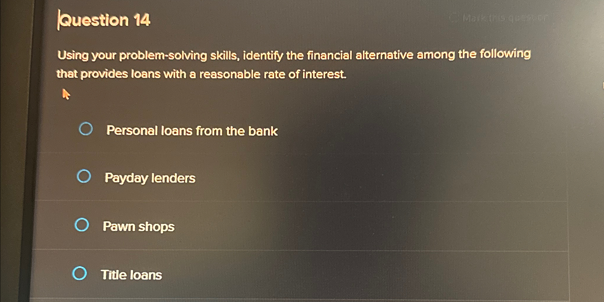 Solved Question 14Using your problem-solving skills, | Chegg.com