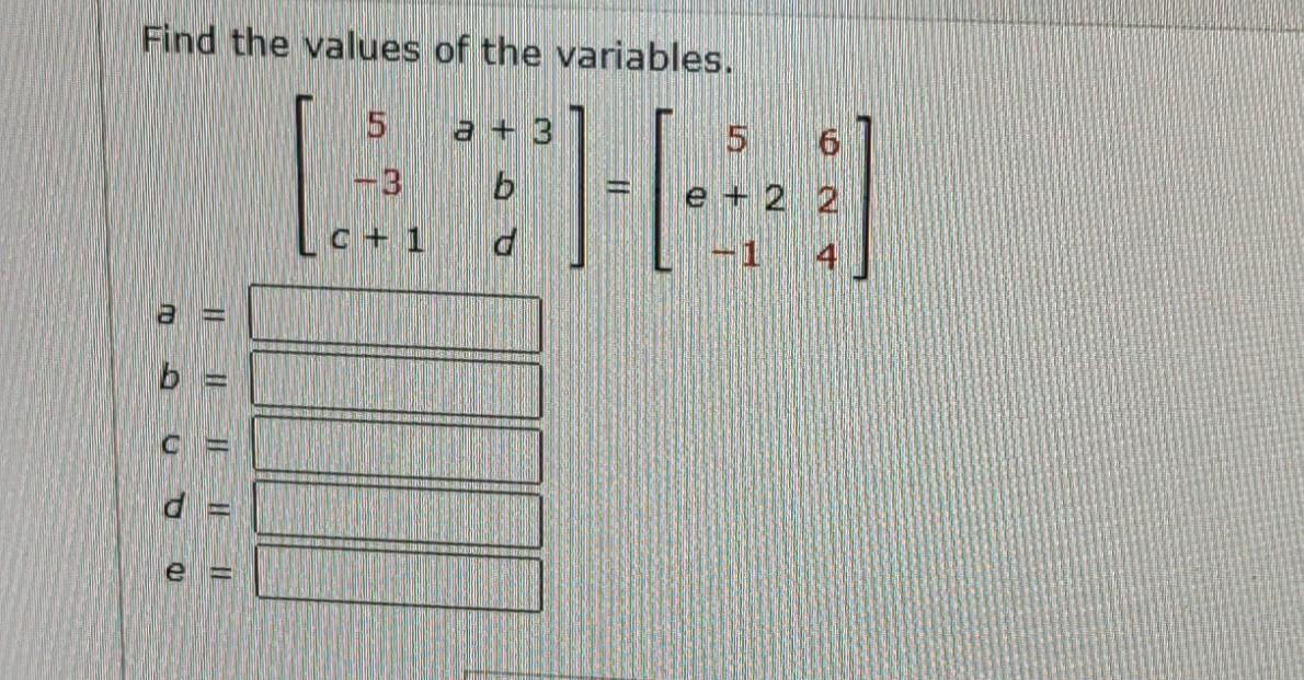 Solved Find the values of the variables. | Chegg.com