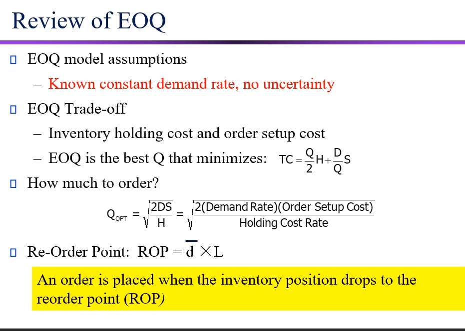 Solved Question 2. Find the optimal order quantity and | Chegg.com
