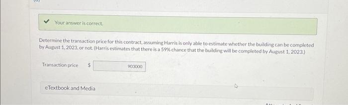Solved Determine the transaction price for this contract, | Chegg.com