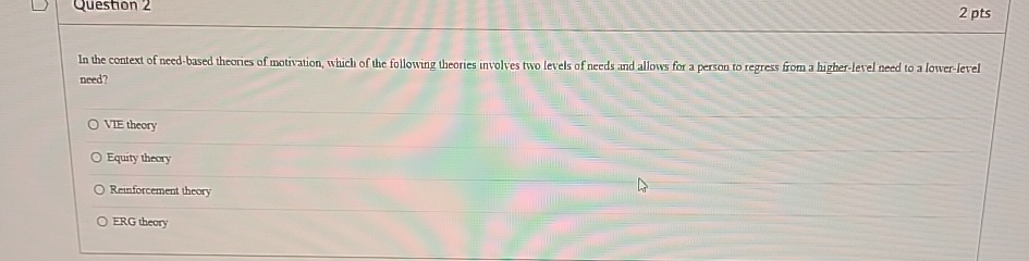 Solved Question 22 ﻿ptsIn the context of need-based theones | Chegg.com