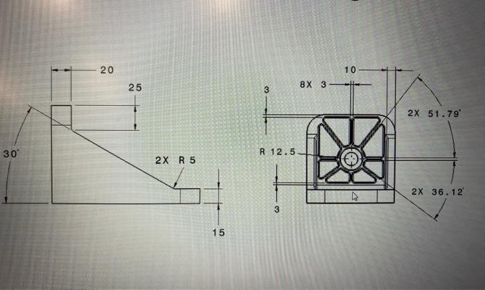 Solved how to draw in catia. step by step. using boolean | Chegg.com