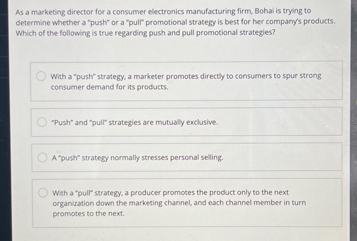 Solved In preparing for her final examination in | Chegg.com