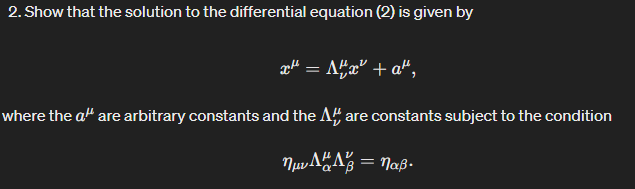PROVE ALL MATHEMATICALLY 2. ﻿Show that the solution | Chegg.com