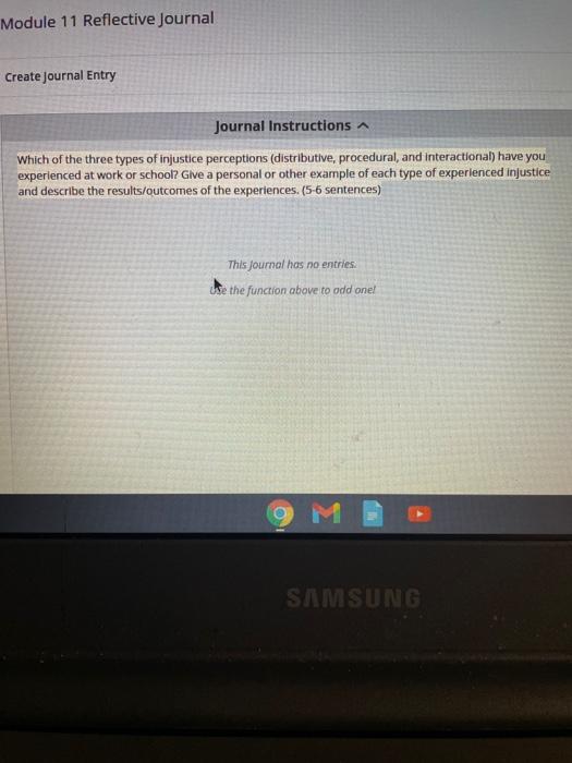 Solved Module 11 Reflective Journal Create Journal Entry | Chegg.com