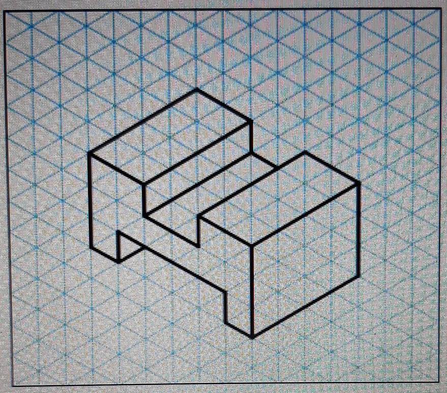 Solved Q1: Given the Isometric view of the cut block, sketch | Chegg.com