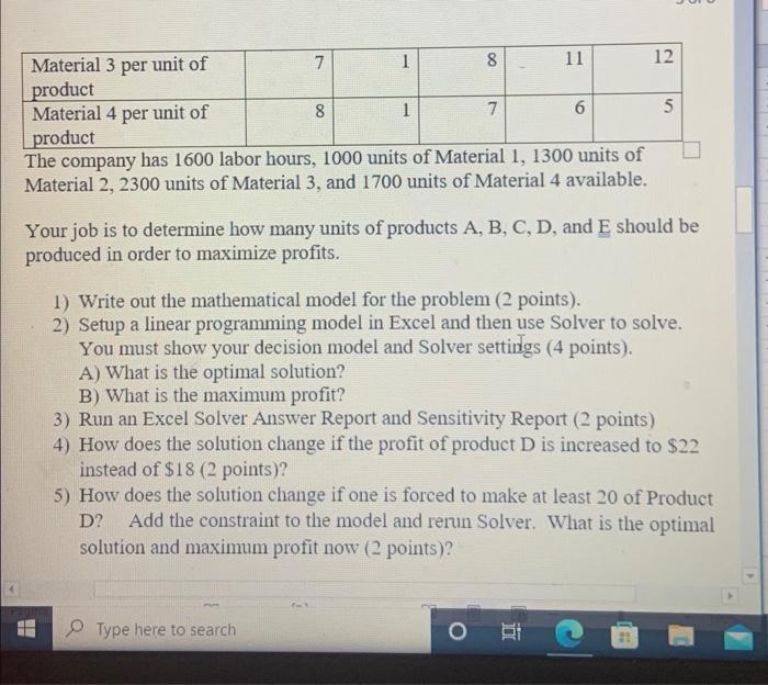 Problem 2: (12 points) Use a separate Excel file for | Chegg.com