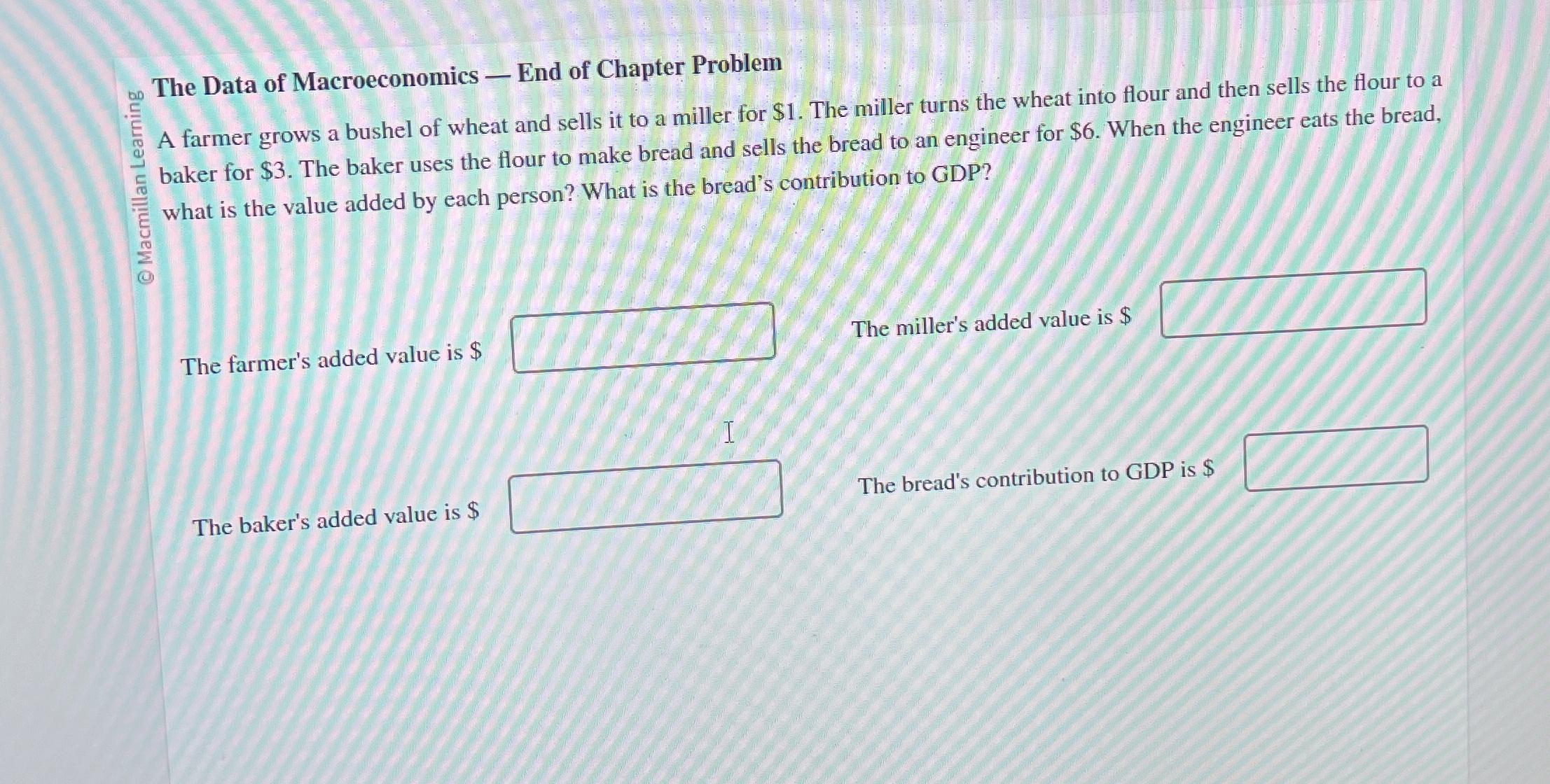 Solved The Data of Macroeconomics — ﻿End of Chapter ProblemA | Chegg.com