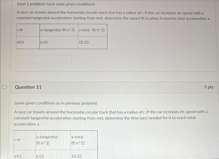 Solved (next 2 problems have same given conditions) A race | Chegg.com