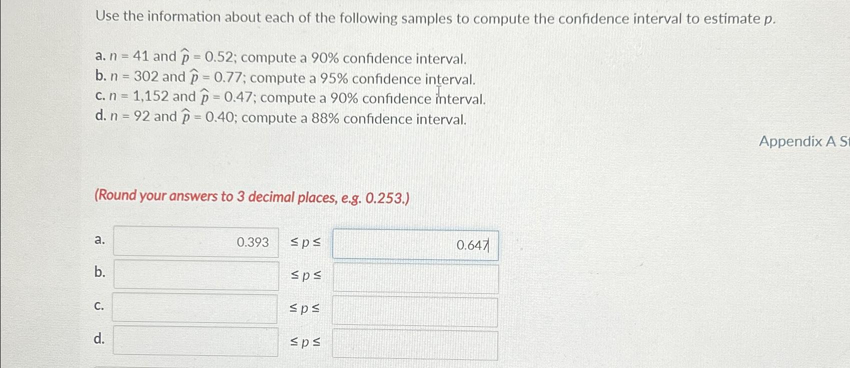 Solved Use the information about each of the following | Chegg.com