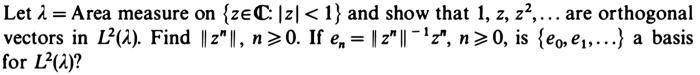 Solved Let \\( \\lambda= \\) A rea measure on \\( \\{z \\in | Chegg.com
