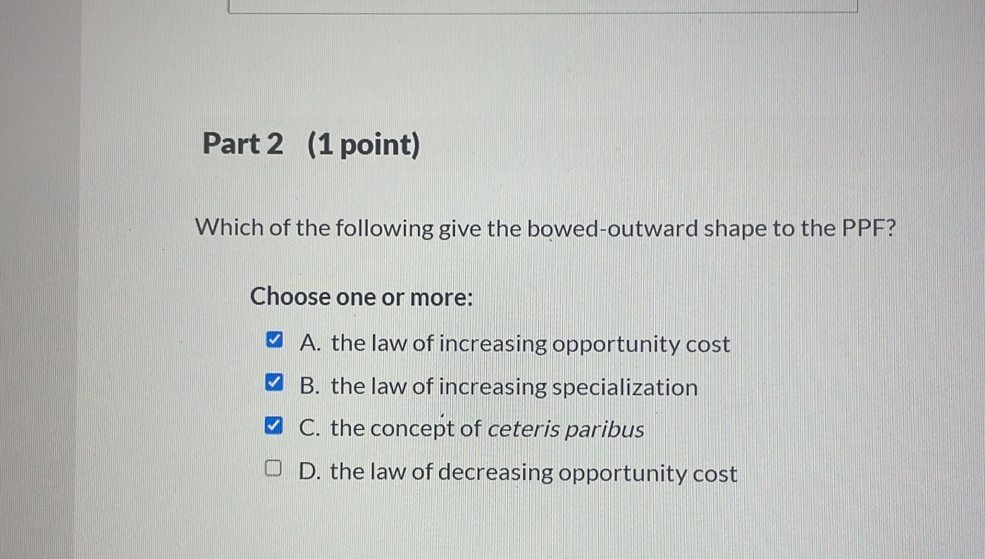 Solved Part 2 (1 ﻿point)Which of the following give the | Chegg.com