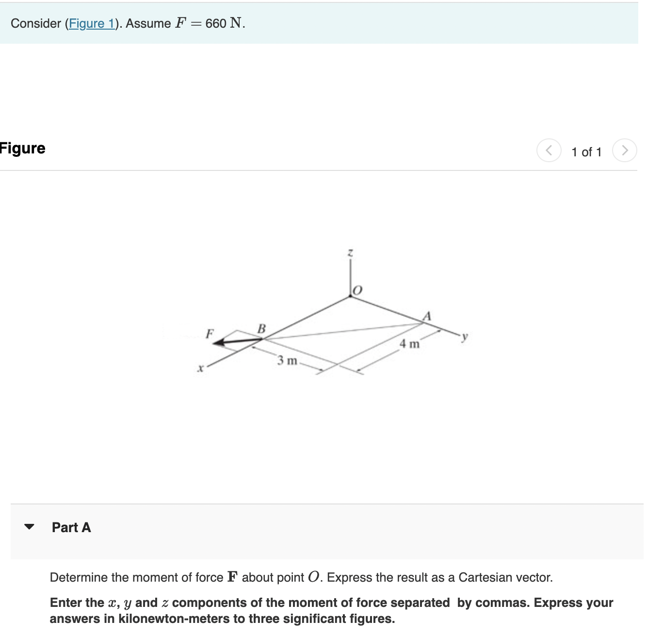 Solved Consider (Figure 1). ﻿Assume F=660N.Figure1 ﻿of 1Part | Chegg.com