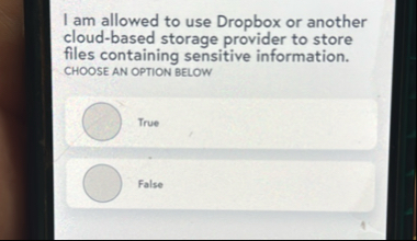 Solved I am allowed to use Dropbox or another cloud-based | Chegg.com