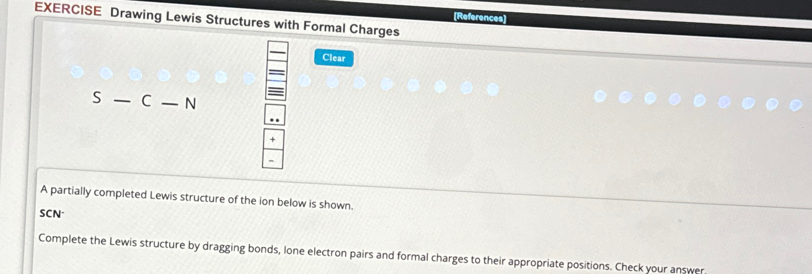 Solved EXERCISE Drawing Lewis Structures with Formal | Chegg.com