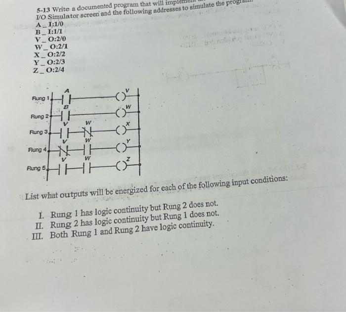 Solved 5-13 Write a documented program that will imp I/O | Chegg.com