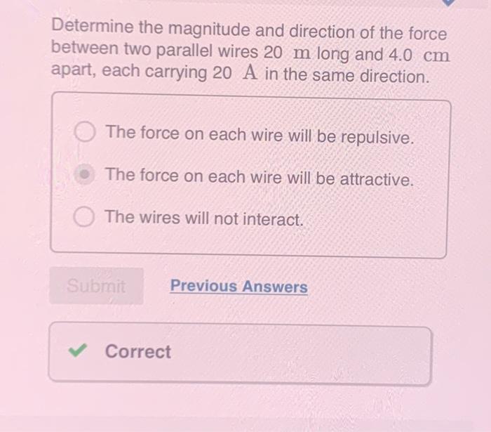 Solved Determine the magnitude of the force between two | Chegg.com