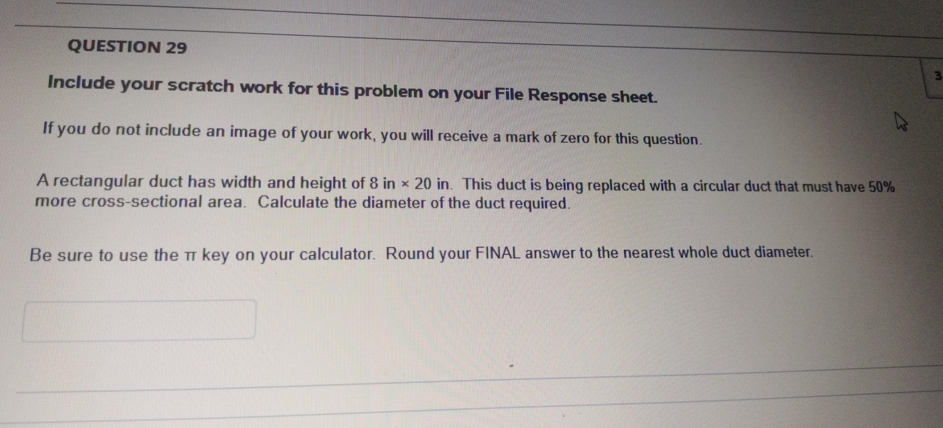 Solved Include your scratch work for this problem on your | Chegg.com