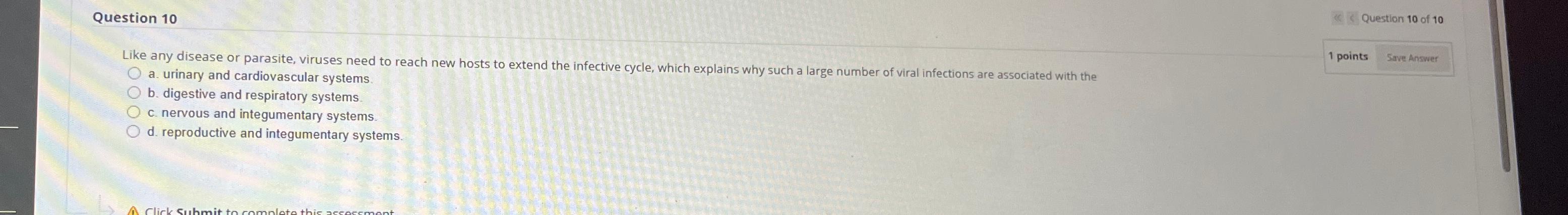 Solved Question 10(4) (5) ﻿Question 10 ﻿of 101 ﻿pointsa. | Chegg.com
