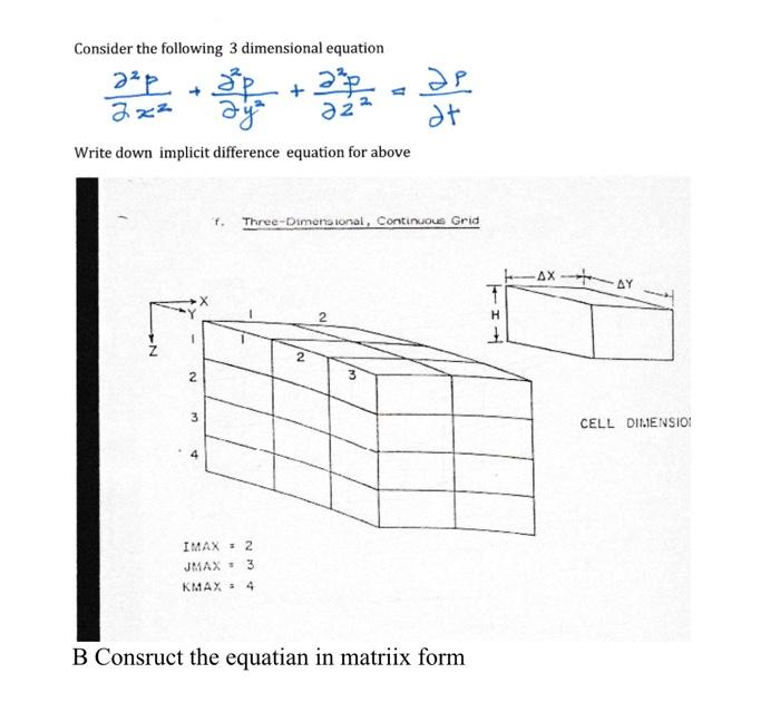 Solved 2*p Consider the following 3 dimensional equation 2² | Chegg.com