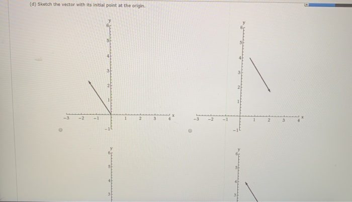 Solved The initial and terminal points of a vector v are | Chegg.com