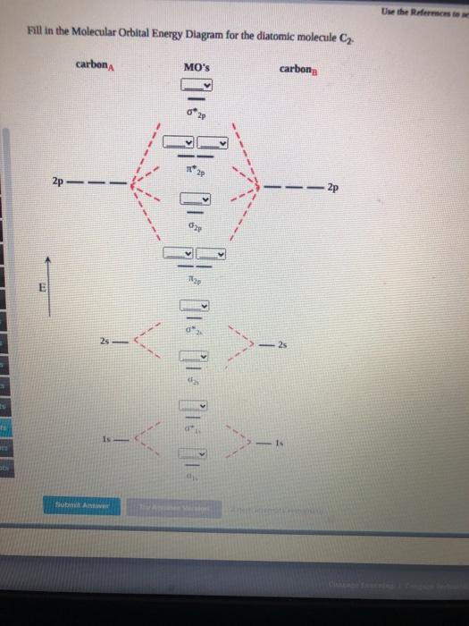 Solved Use the Roemen Fill in the Molecular Orbital Energy | Chegg.com