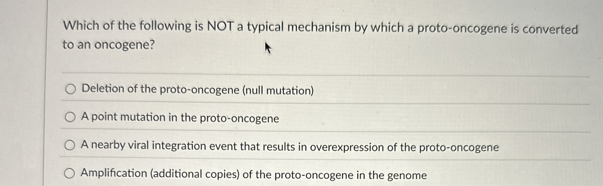 Solved Which of the following is NOT a typical mechanism by | Chegg.com