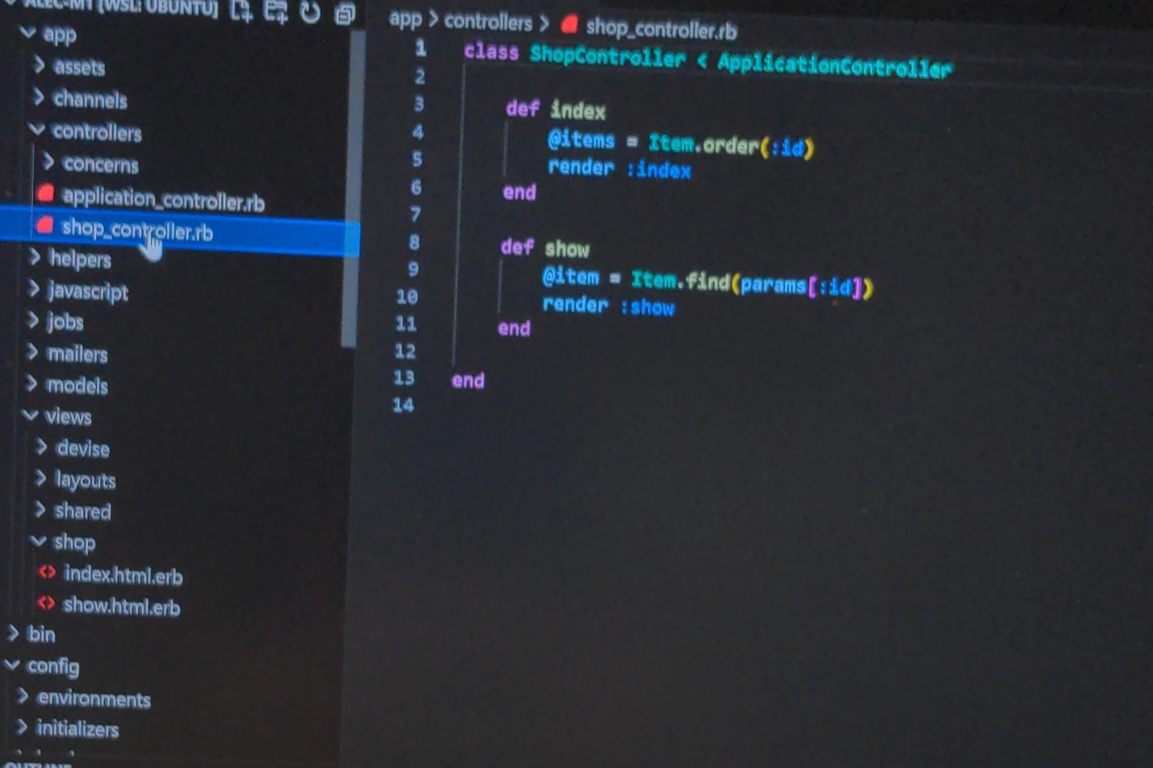 Solved Ruby on Rails Question. I'm making a little ecommerce | Chegg.com