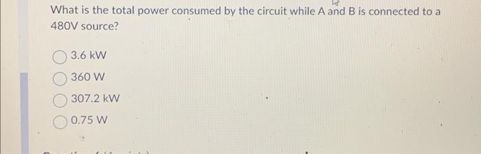 What is the total power consumed by the circuit while | Chegg.com